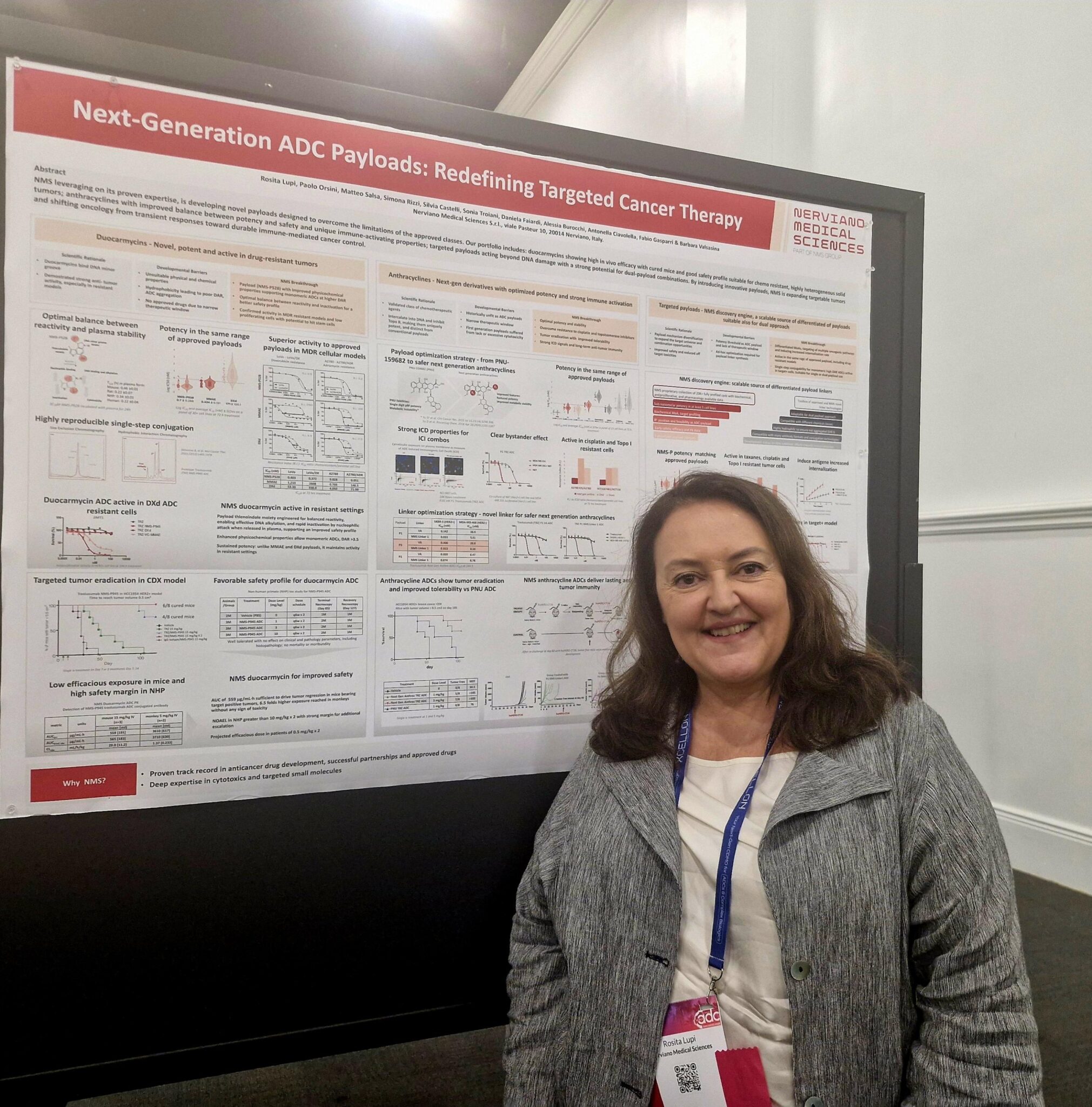 Nerviano Medical Sciences presented data on novel payload linkers for ...